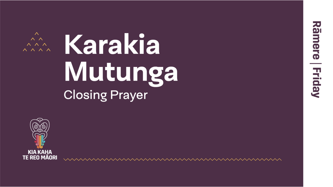 Karakia Mutunga | Closing Prayer | Baptist New Zealand